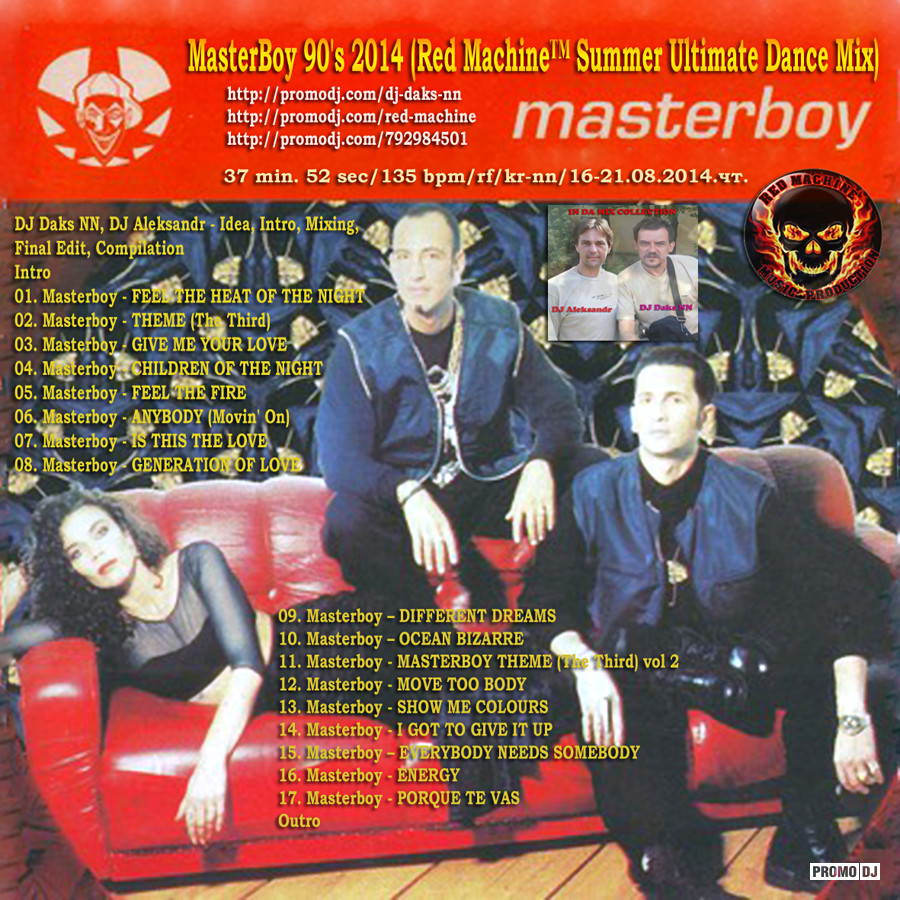 MasterBoy 90's 2014 (Red Machine™ Summer Ultimate Dance Mix) – Mr. DJ ...