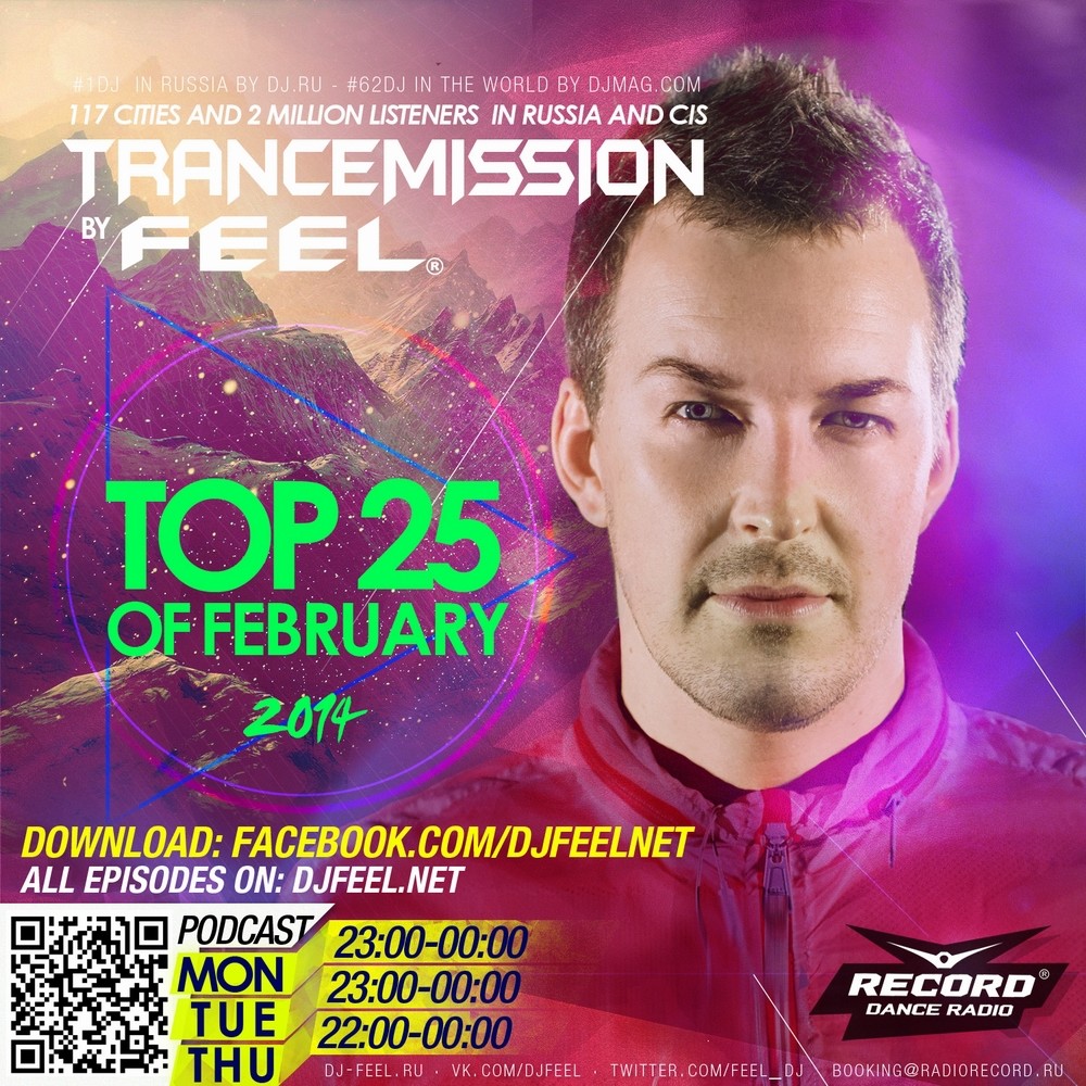 DJ FEEL - TOP 25 OF FEBRUARY 2014 (27-02-2014) – DJ Feel