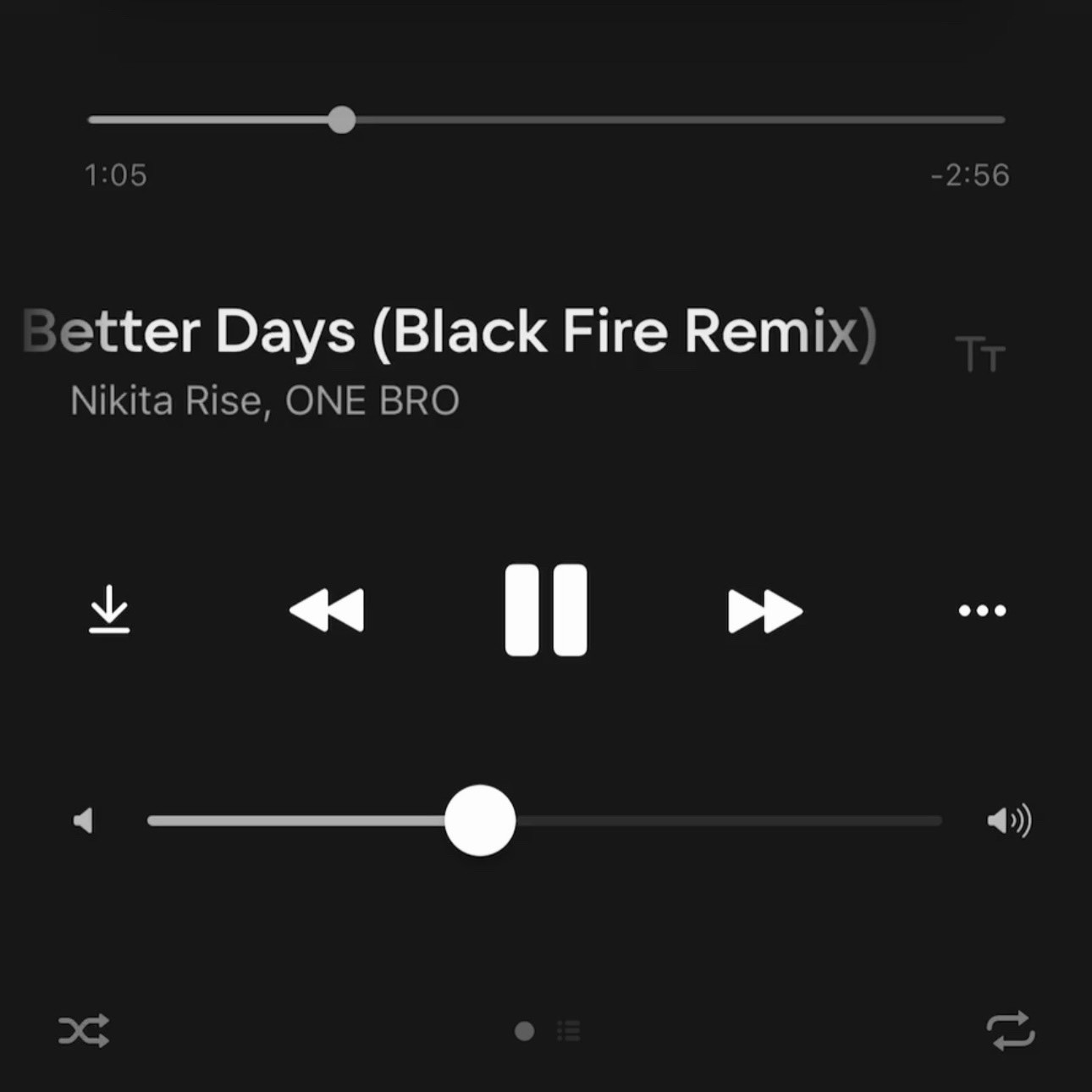Nikita Rise, ONE BRO - Better Days (Black Fire Remix) – BLACK FIRE