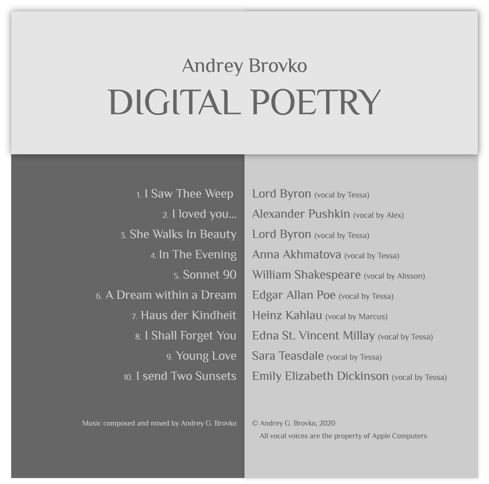 Sonnet Poems About Music